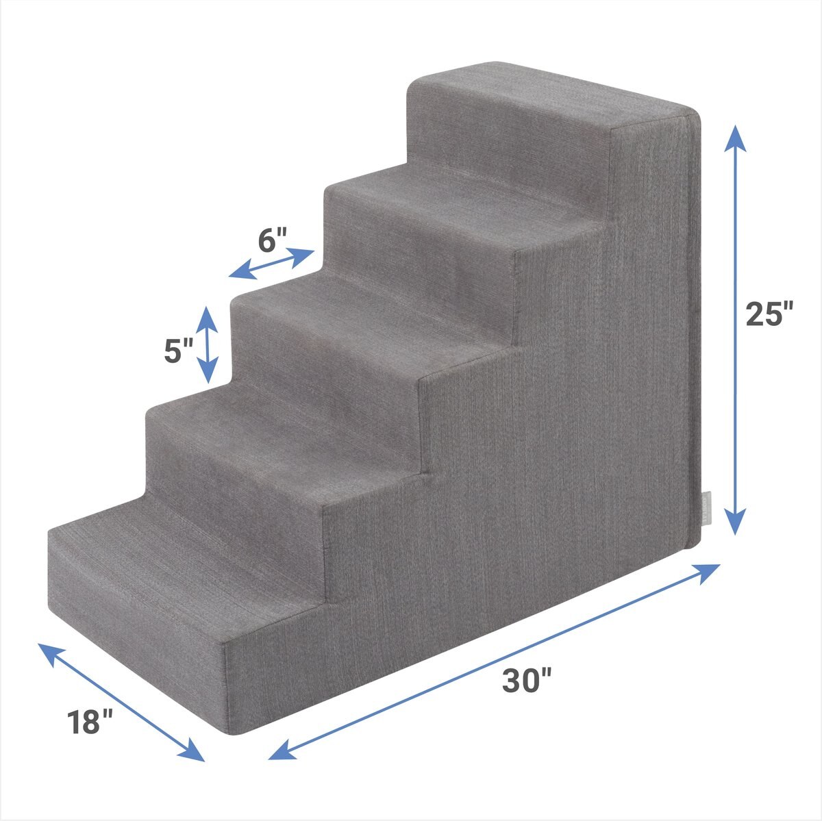 FRISCO Foam Step, Gray, 5-step - Chewy.com