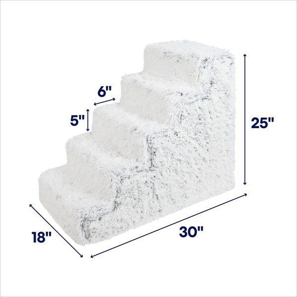 FRISCO Foam Step, Silver, 5-step - Chewy.com