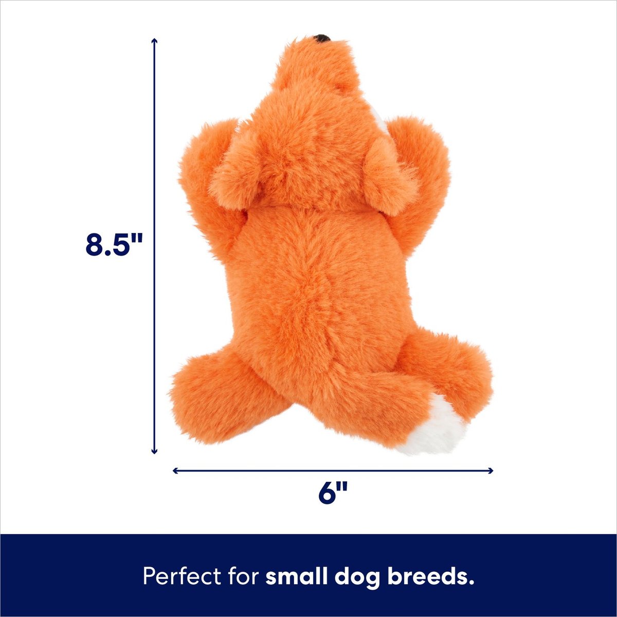 FRISCO Fox Plush Squeaky Dog Toy, X-Small/Small - Chewy.com