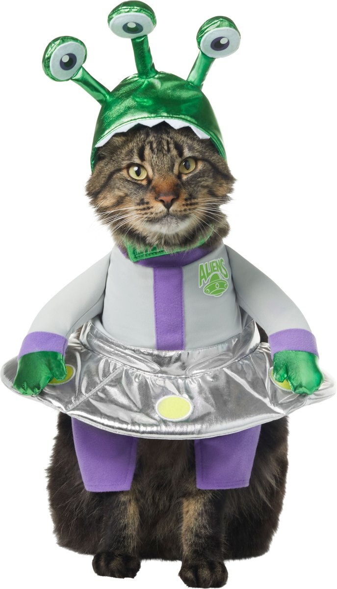Discontinued - FRISCO Front Walking Alien Dog & Cat Costume, Small ...