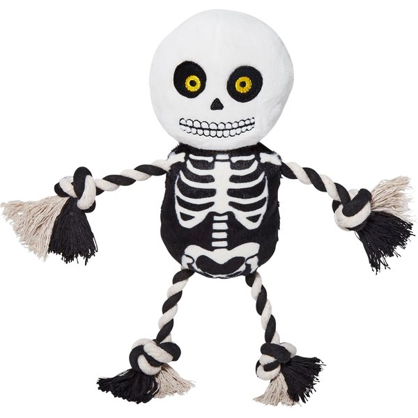 Out of Stock - FRISCO Halloween Skeleton Plush with Rope Squeaky Dog ...