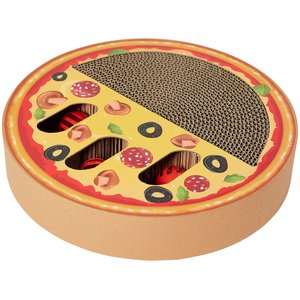 FRISCO Interactive Maze & Scratch Cardboard Cat Toy with Catnip, Pizza ...