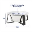 Discontinued - FRISCO Iron Stand Dog & Cat Single Bowl Diner, Large: 8 ...