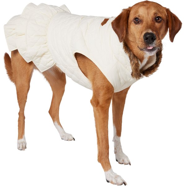 Discontinued - FRISCO Medium Weight Quilted Ruffle Tiered Dog & Cat ...