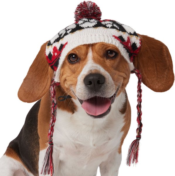 FRISCO Nordic Pawprint Dog & Cat Hat, Medium/Large - Chewy.com