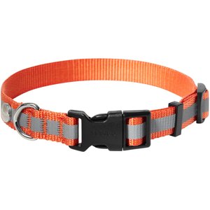 FRISCO Nylon Reflective Dog Collar, Orange, Medium - Chewy.com