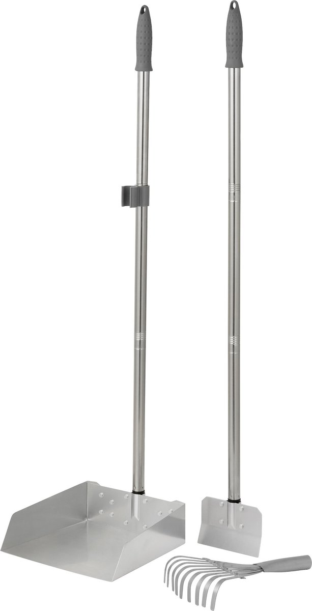 FRISCO Rake & Spade Set with Dustpan, Large - Chewy.com