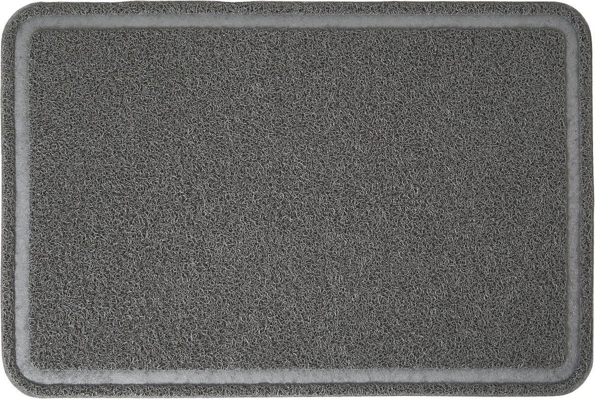 FRISCO Rectangular Cat Litter Mat, Grey, Large - Chewy.com