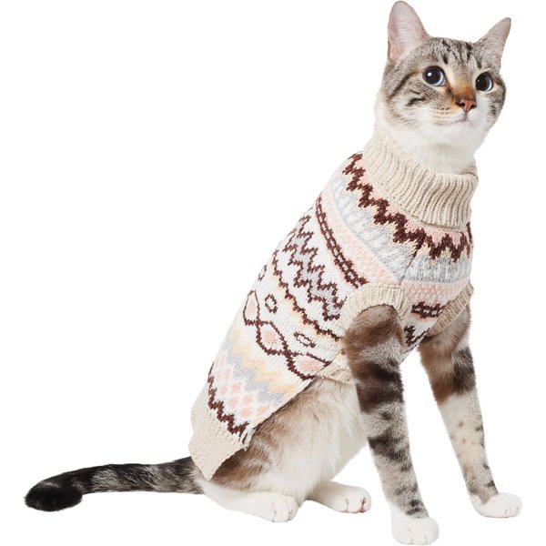 FRISCO Sherpa Lined Fairisle Dog & Cat Sweater, Small - Chewy.com