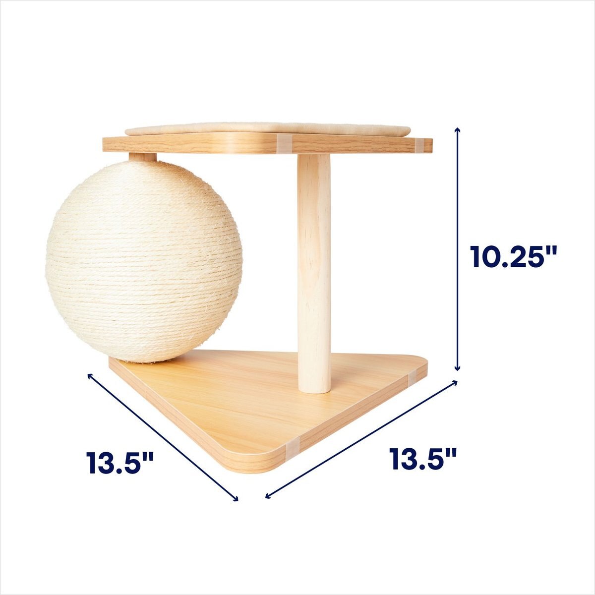 FRISCO Sisal Ball 13.5" Cat Scratching Post - Chewy.com