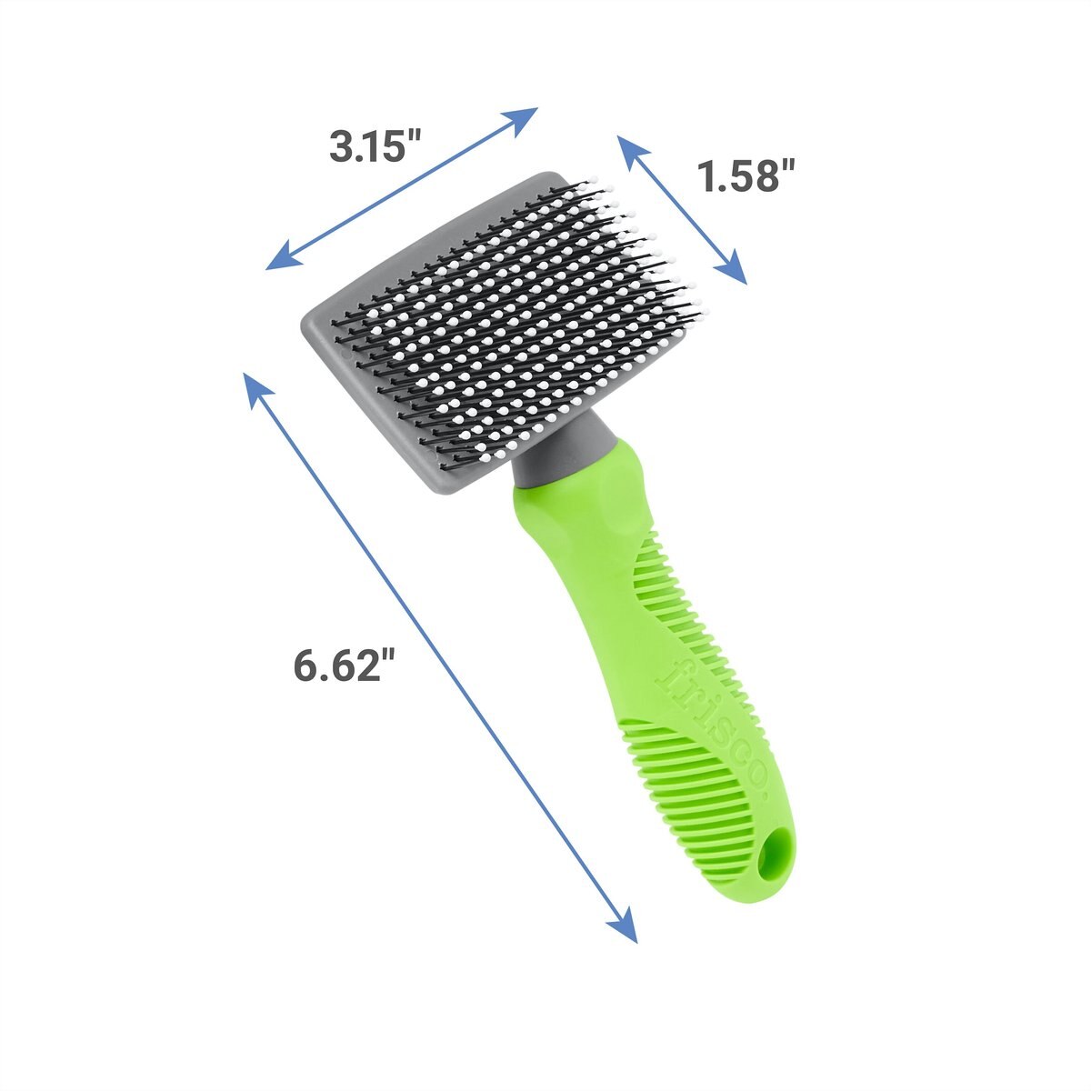 FRISCO Soft Bristle Slicker Dog Brush, Small - Chewy.com