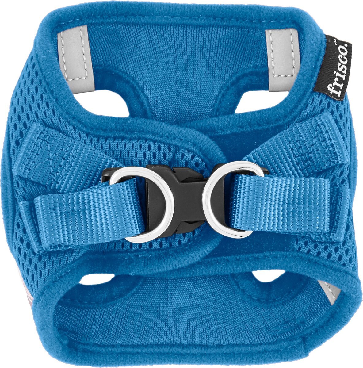 FRISCO Small Breed Soft Vest Step In Back Clip Dog Harness, Blue, 11 to ...