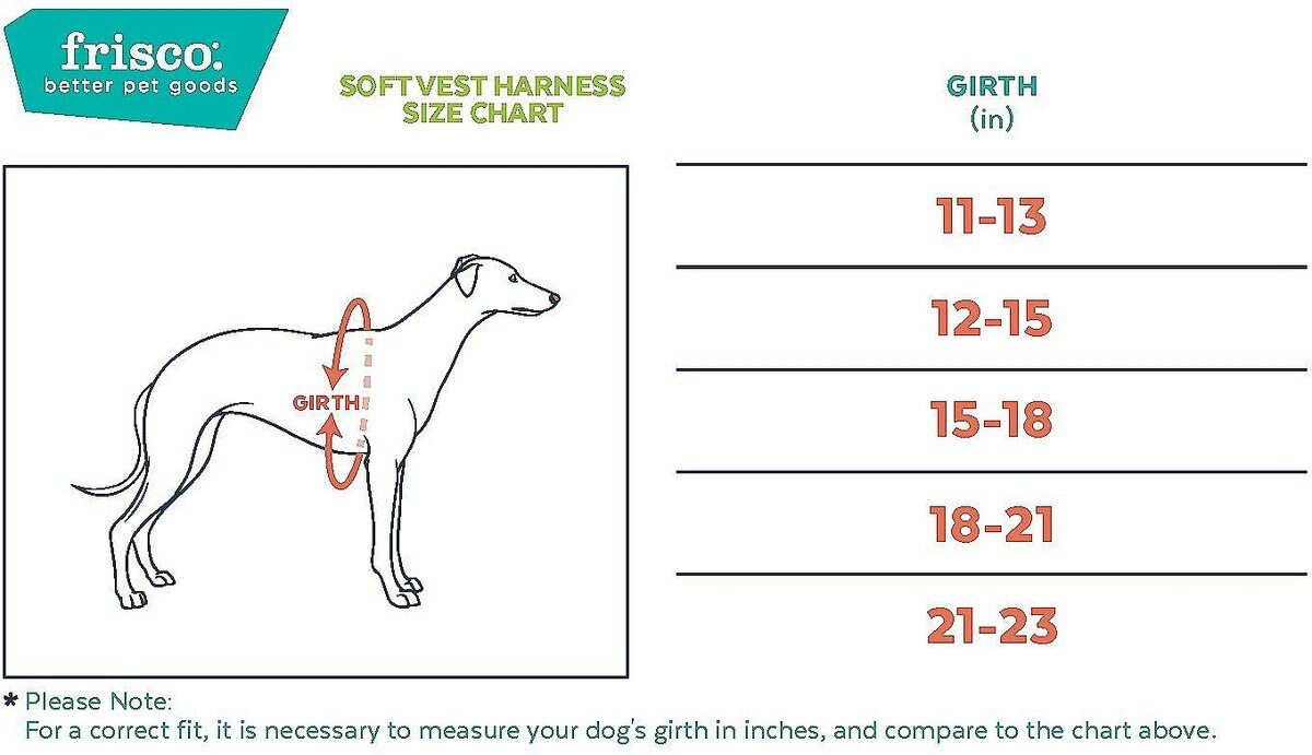 FRISCO Small Breed Soft Vest Step In Personalized Back Clip Dog Harness ...