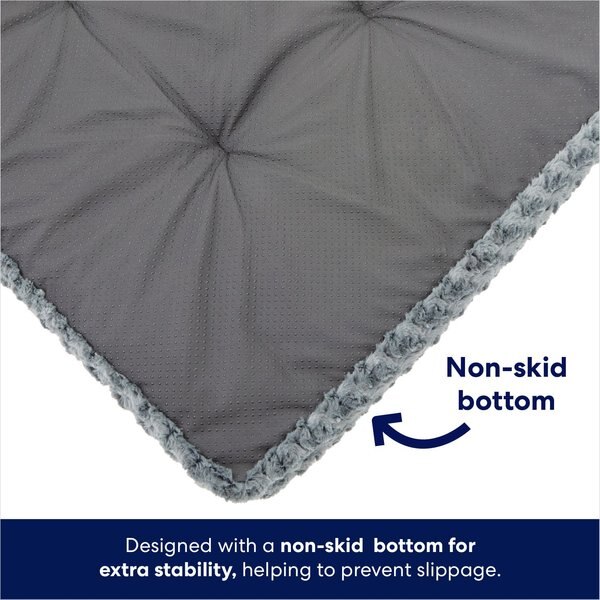 FRISCO Swirl Dog Crate Mat, Gray, 42" - Chewy.com