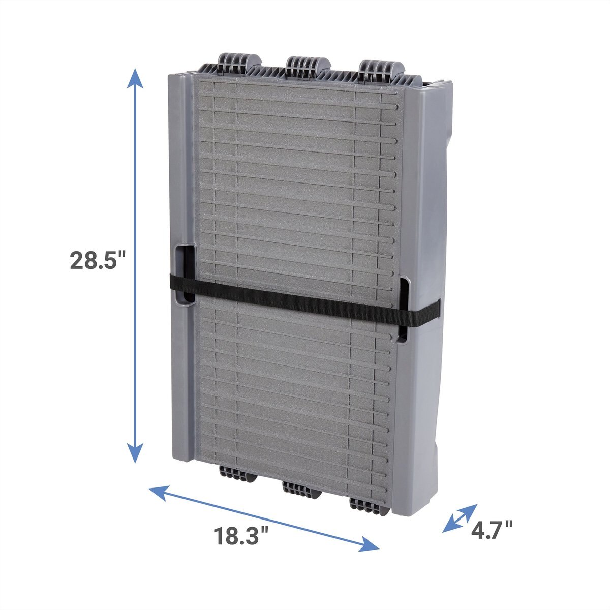 FRISCO Tri-Fold Travel Dog Car Ramp, Dark Charcoal - Chewy.com