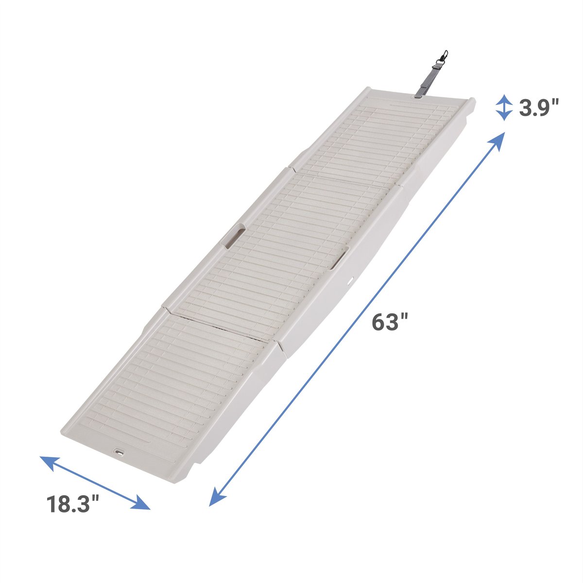 FRISCO Tri-Fold Travel Dog Car Ramp, Gray - Chewy.com