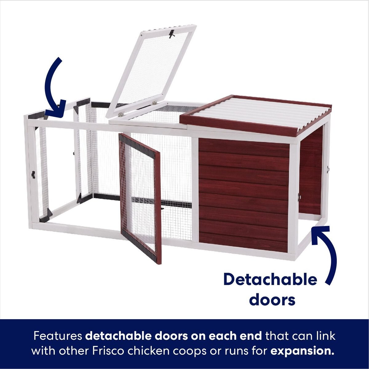 Out of Stock - FRISCO Wooden Outdoor Chicken Run - Chewy.com