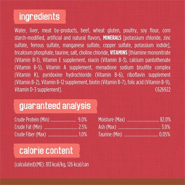 FRISKIES Extra Gravy Chunky with Beef in Savory Gravy Canned Cat Food ...