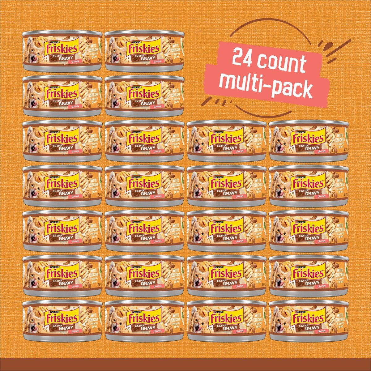 FRISKIES Extra Gravy Chunky with Chicken in Savory Gravy Canned Cat ...