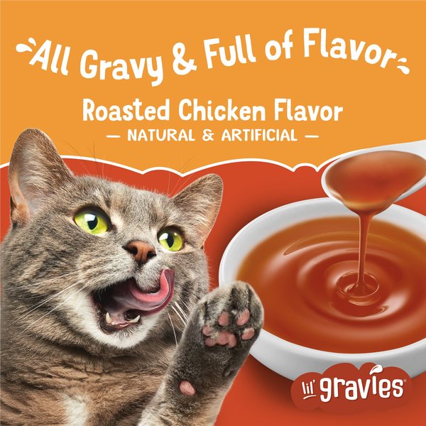 FRISKIES Lil' Gravies Roasted Chicken Flavor Cat Food Complement, 1.55 ...