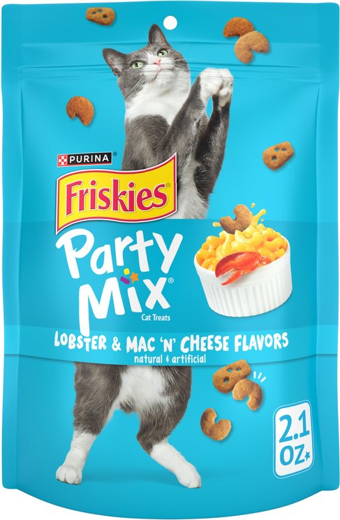 Friskies Party Mix Cat Treats - Free shipping | Chewy
