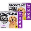 FRONTLINE SHIELD Flea & Tick Treatment for Large Dogs, 41 - 80 lbs, 12 ...