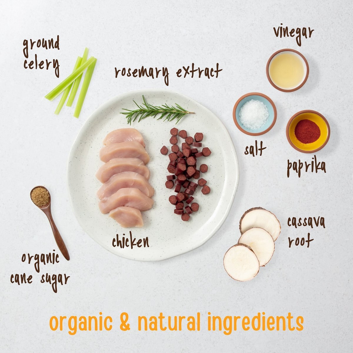 FULL MOON All Natural Human Grade Chicken Savory Bites Dog Treats, 16 ...