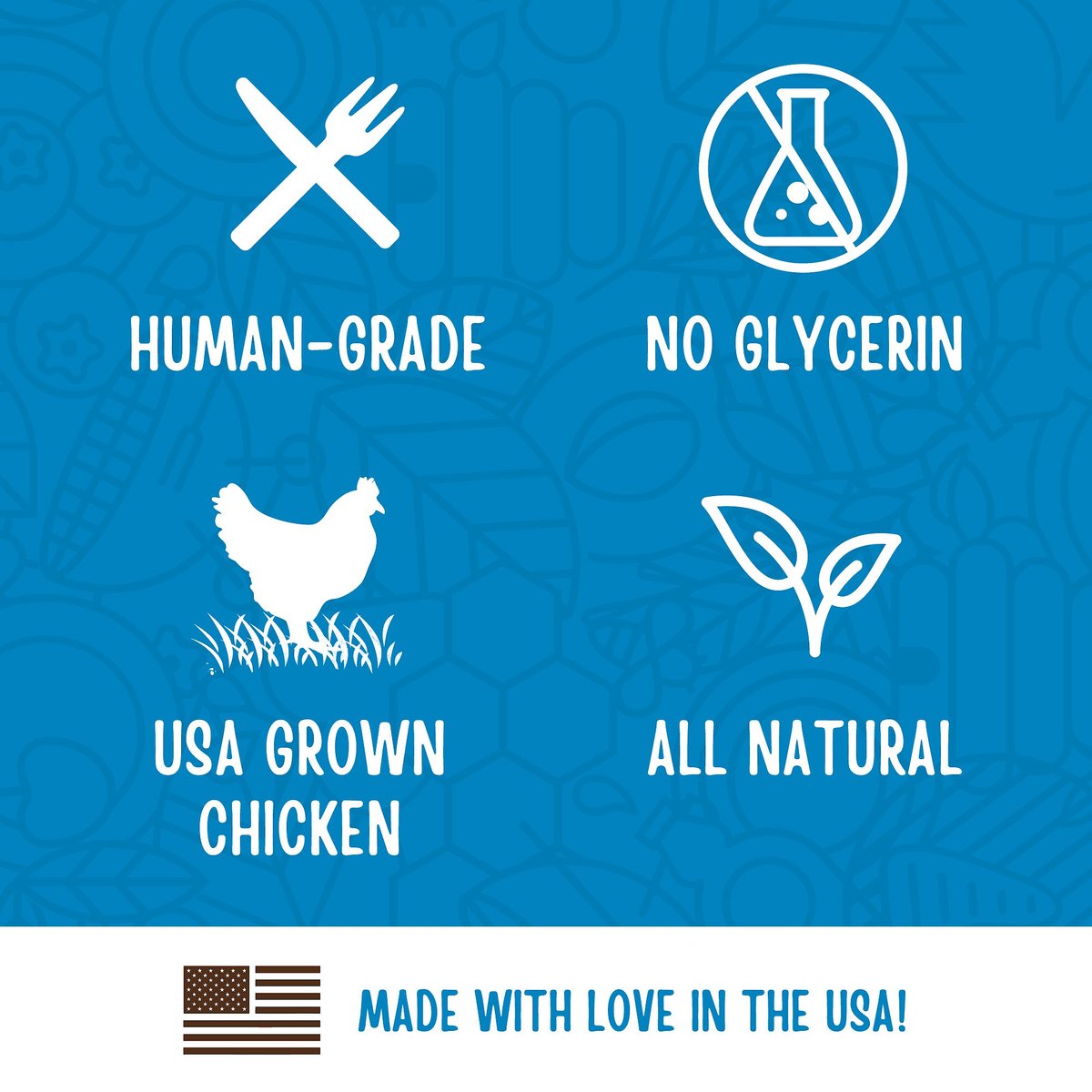 FULL MOON Chicken Fillets Grain-Free Dog Treats, 3-lb bag - Chewy.com