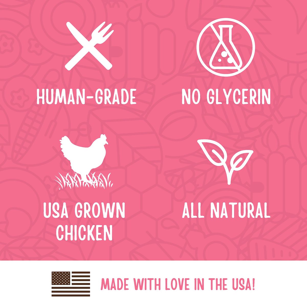 FULL MOON Chicken Strips Grain-Free Dog Treats, 24-oz bag - Chewy.com