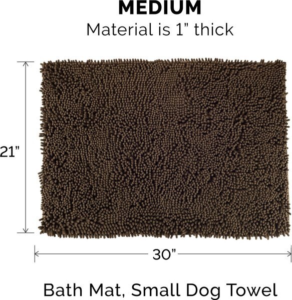 FURHAVEN Muddy Paws Towel & Shammy Dog Mat, Mud, Medium - Chewy.com