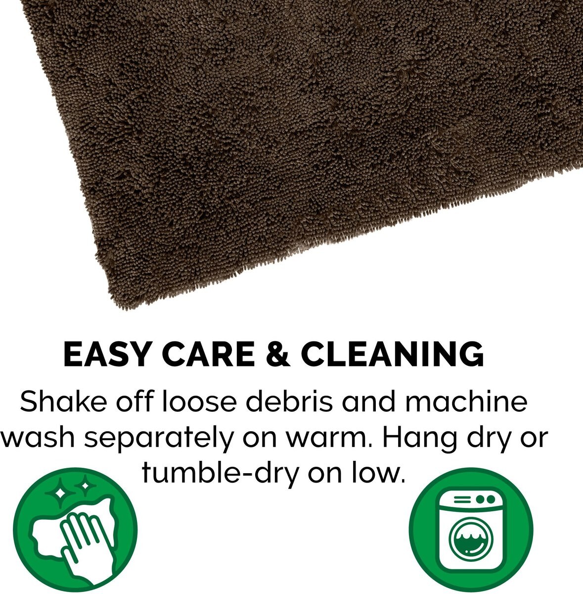 FURHAVEN Muddy Paws Towel & Shammy Dog Mat, Mud, Runner - Chewy.com