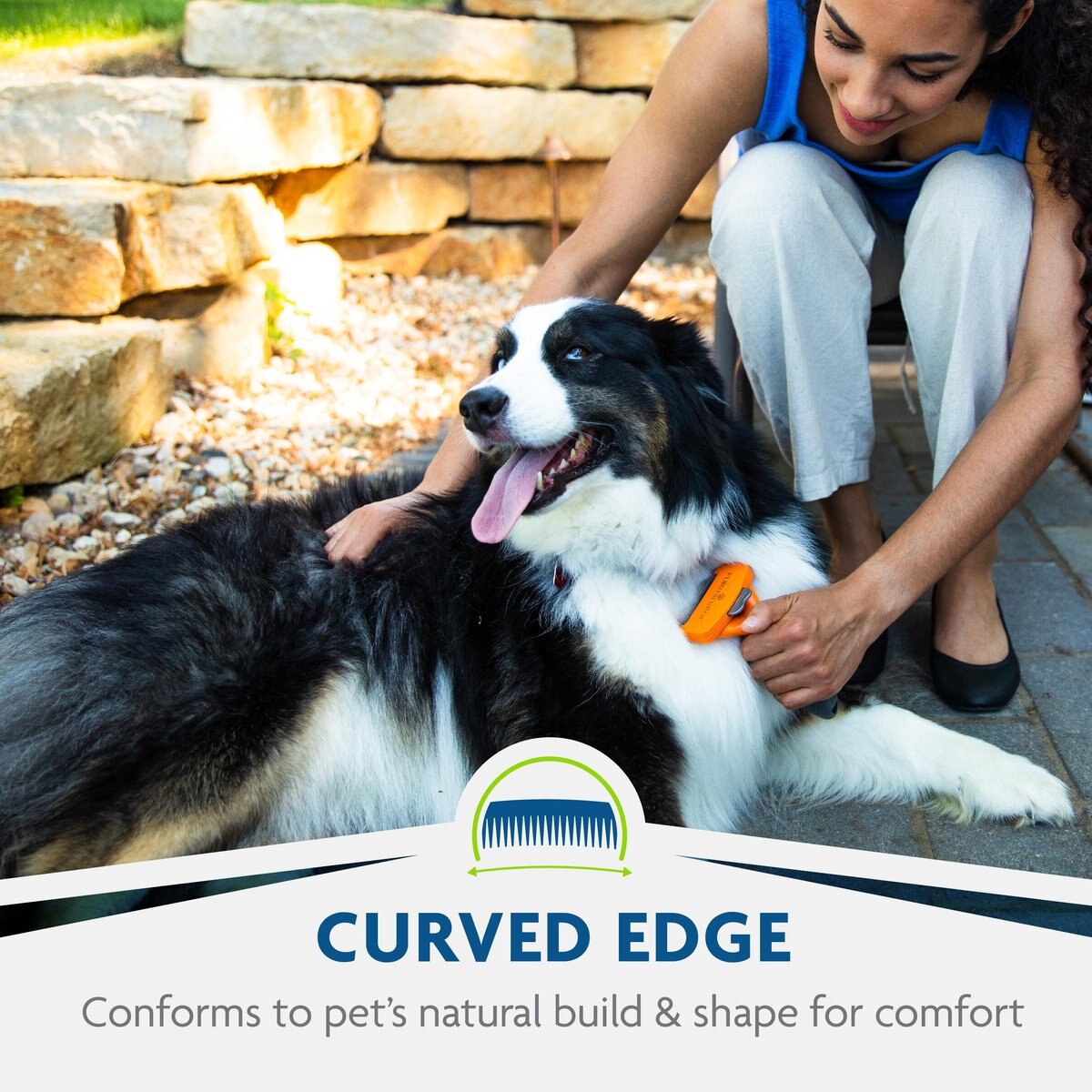 FURMINATOR Short Hair Dog Deshedding Tool, Orange, Medium - Chewy.com