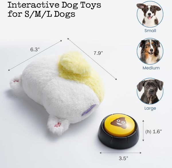 Out of Stock - FUZZWOOF Hilarious Farting Corgi Butt Plush Dog Toy ...