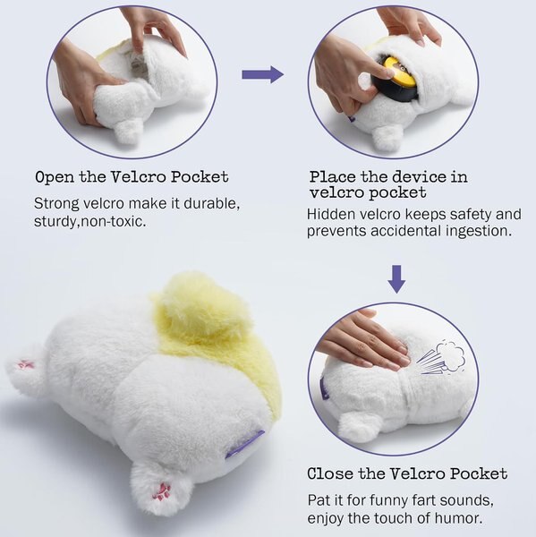 Out of Stock - FUZZWOOF Hilarious Farting Corgi Butt Plush Dog Toy ...