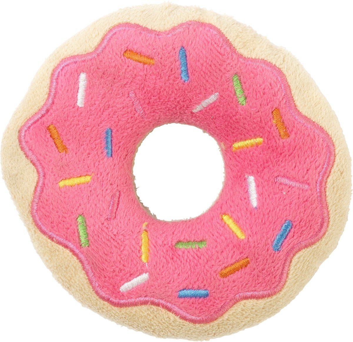 FUZZYARD Donuts Squeaky Plush Dog Toy, 2 count - Chewy.com