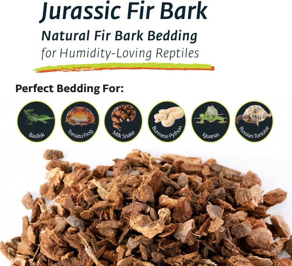 GALAPAGOS Jurassic Fir Bark Reptile Terrarium Bedding, 8-qt bag - Chewy.com