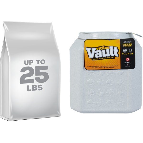 GAMMA2 Vittles Vault Pet Food Storage, 25-lb - Chewy.com