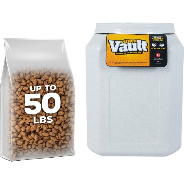 GAMMA2 Vittles Vault Pet Food Storage, 50-lb - Chewy.com