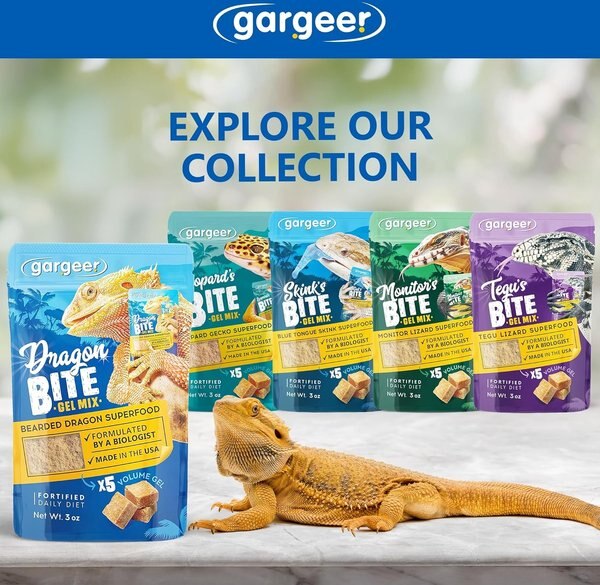 GARGEER Complete Gel Diet Bearded Dragon Food, 16-oz bag - Chewy.com