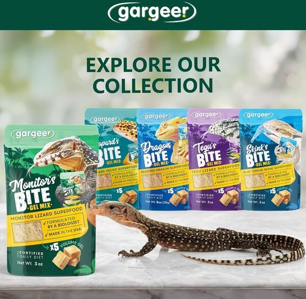 GARGEER Complete Gel Diet Monitor Lizard Food, 3-oz bag - Chewy.com