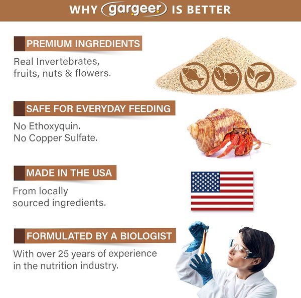 GARGEER Protein Hermit Crab Treat, 2-oz bag - Chewy.com