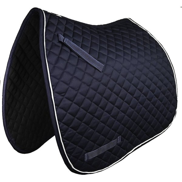 HORZE Fur Half Horse Saddle Pad, Grey, Horse - Chewy.com