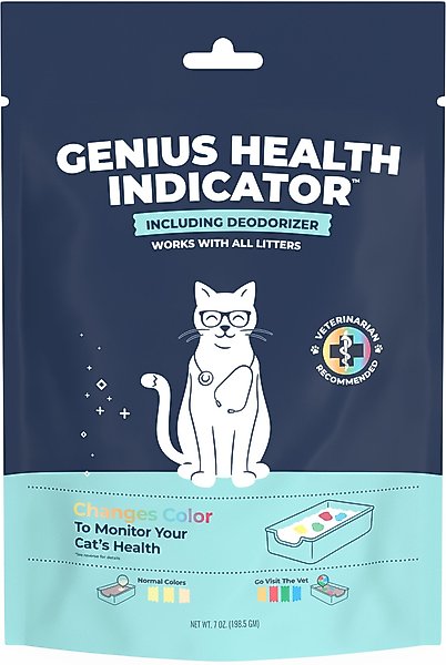GENIUS LITTER Genius Health Indicator with Deodorizer, 7-oz bag - Chewy.com