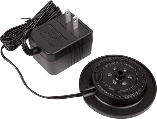 GLOFISH LED Round Bubbling Air Stone, Black - Chewy.com