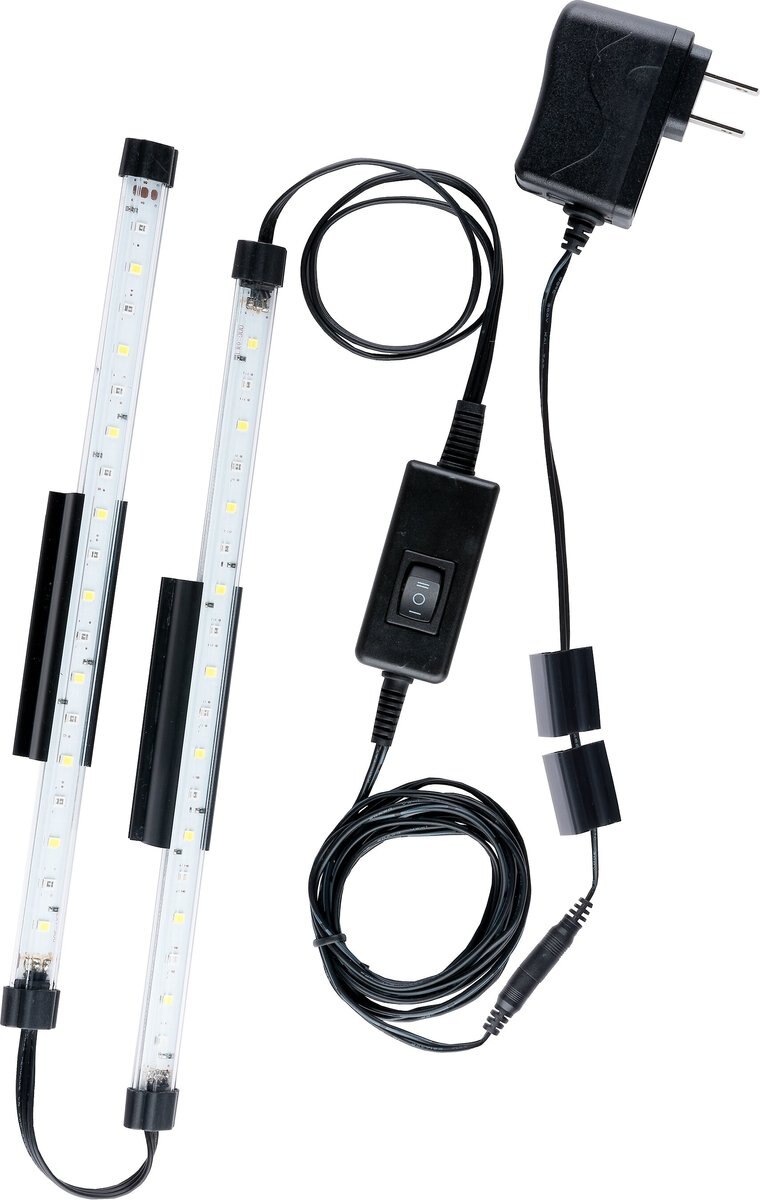 GLOFISH LED White & Blue Light Stick, 10-in, 2 count - Chewy.com