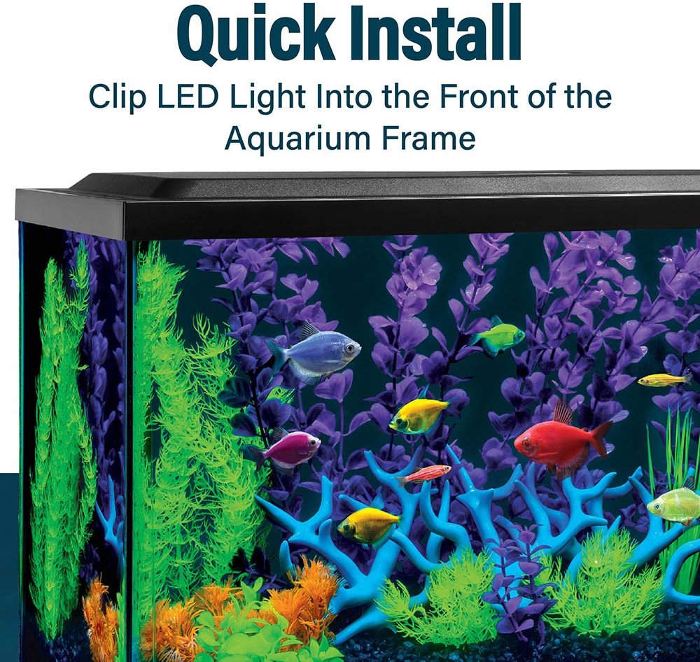GLOFISH Multi-Color LED Aquarium Light Sticks, 20-gal, 10-in, 2 count ...