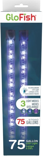 GLOFISH Multi-Color LED Aquarium Light Sticks, 75-gal, 10-in, 2 count ...