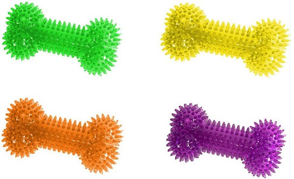 GNAWSOME Squeaker Bone Dog Toy, Color Varies, Medium - Chewy.com