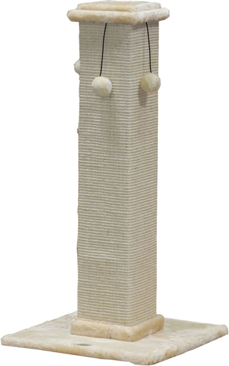 Temporarily Unavailable - GO PET CLUB 35-in Cat Scratching Post, Beige ...