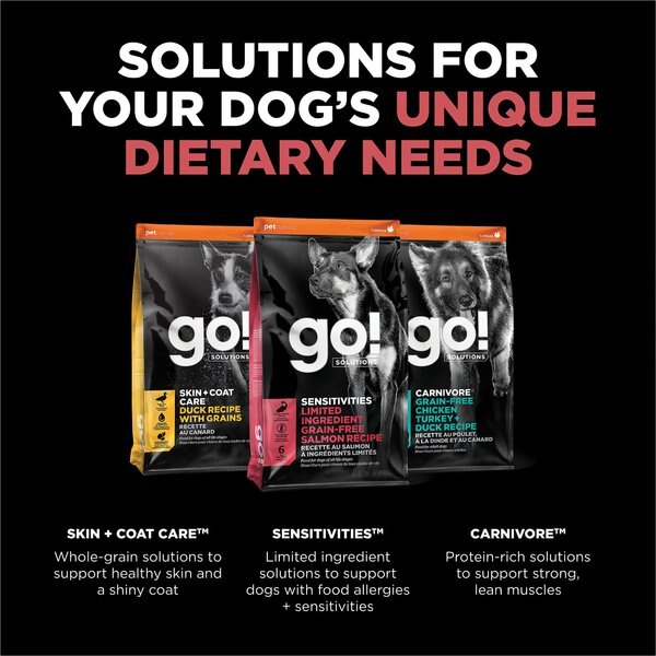 GO! SOLUTIONS Sensitivities Limited Ingredient Salmon Grain-Free Dry ...